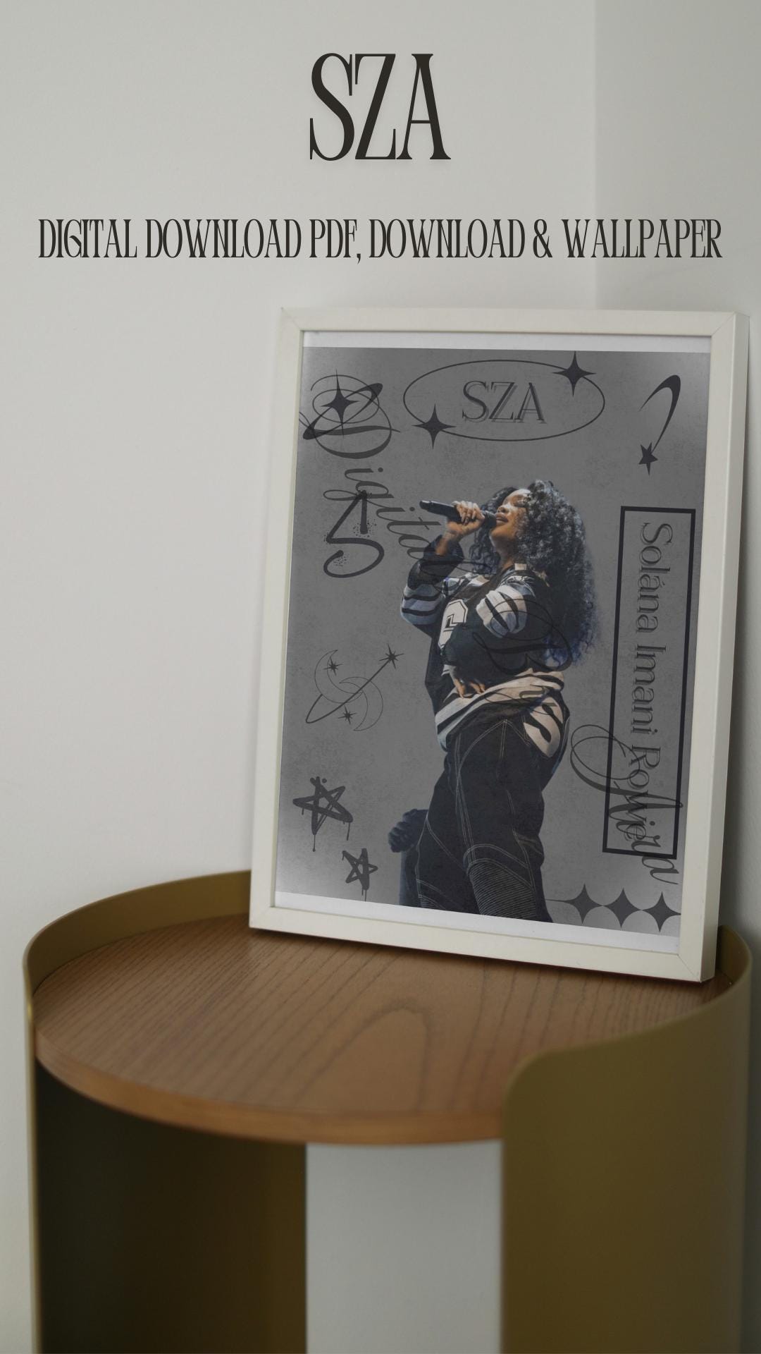 SZA Fan Poster , Wallpaper Available for Printing *digital Download* - Etsy