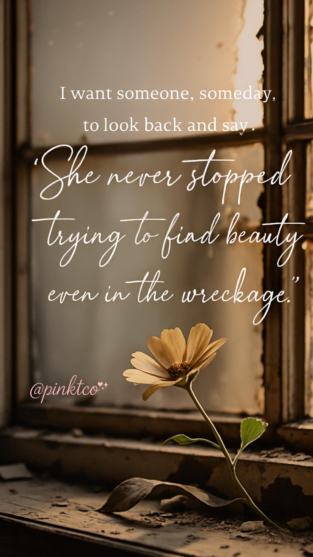 She Never Stopped Trying – Printable Healing Quote Wall Art + Phone ...