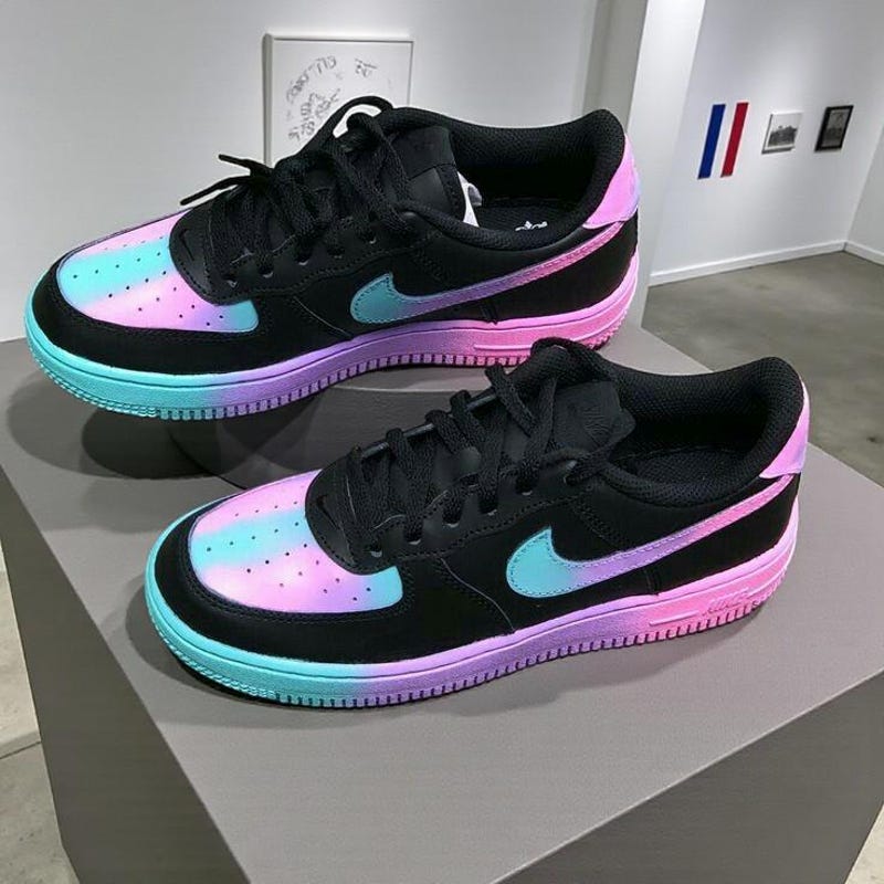 Ombre Air Shoes - Etsy UK