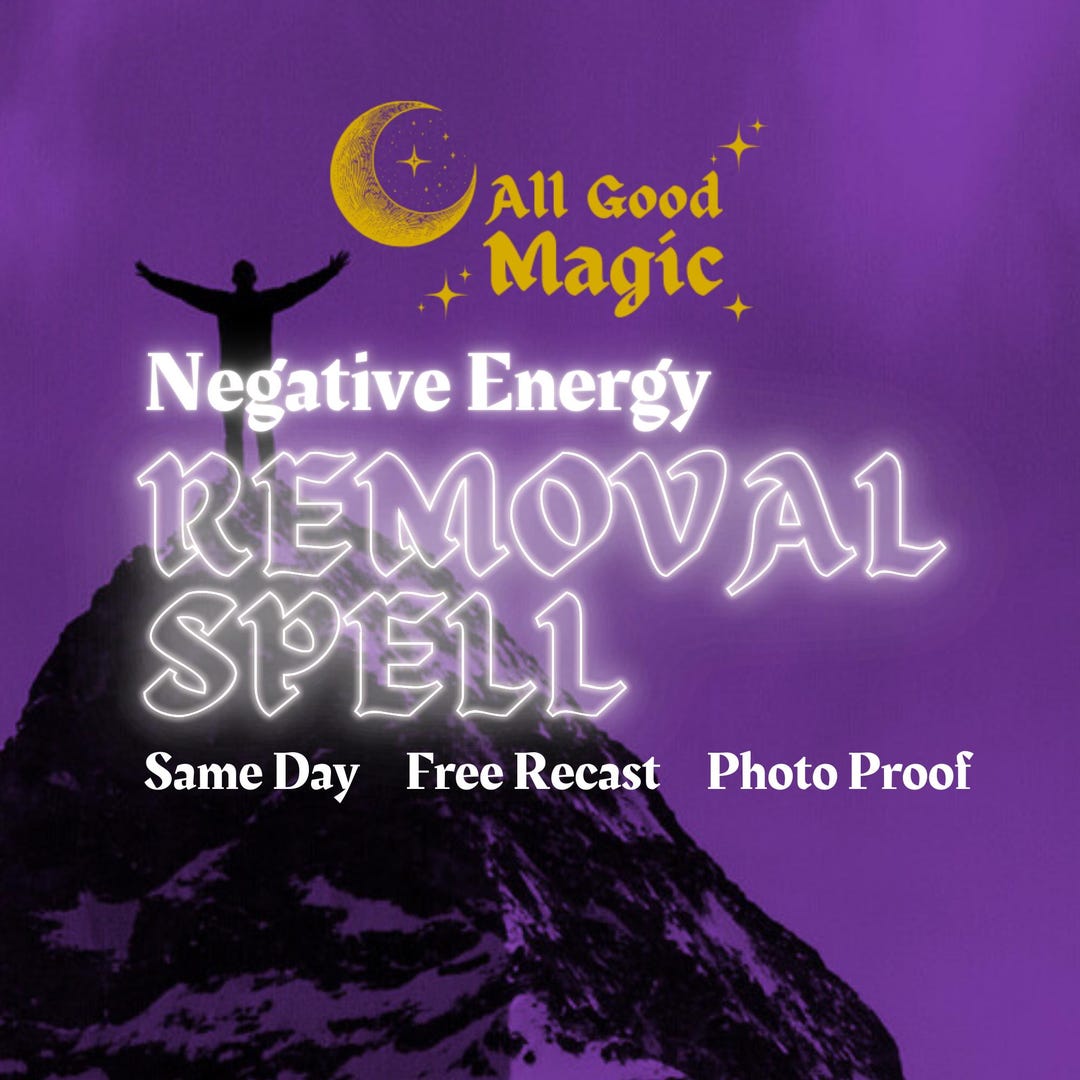 Remove Negative Energy Spell, Hex Removal, Powerful Witchcraft Banish ...