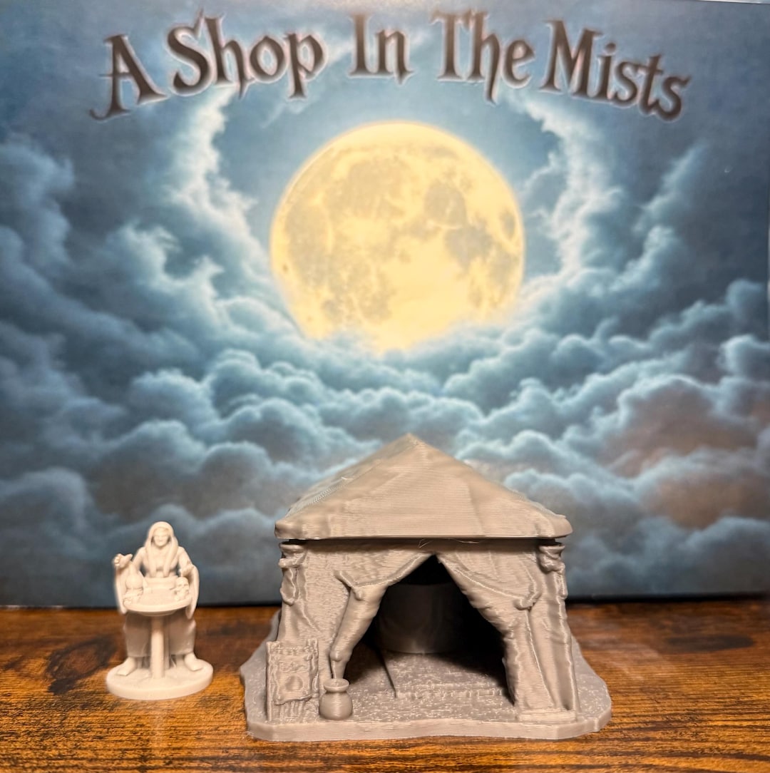 Madam Eva and Her Vistani Tent - Curse of Strahd Miniature - Etsy Canada