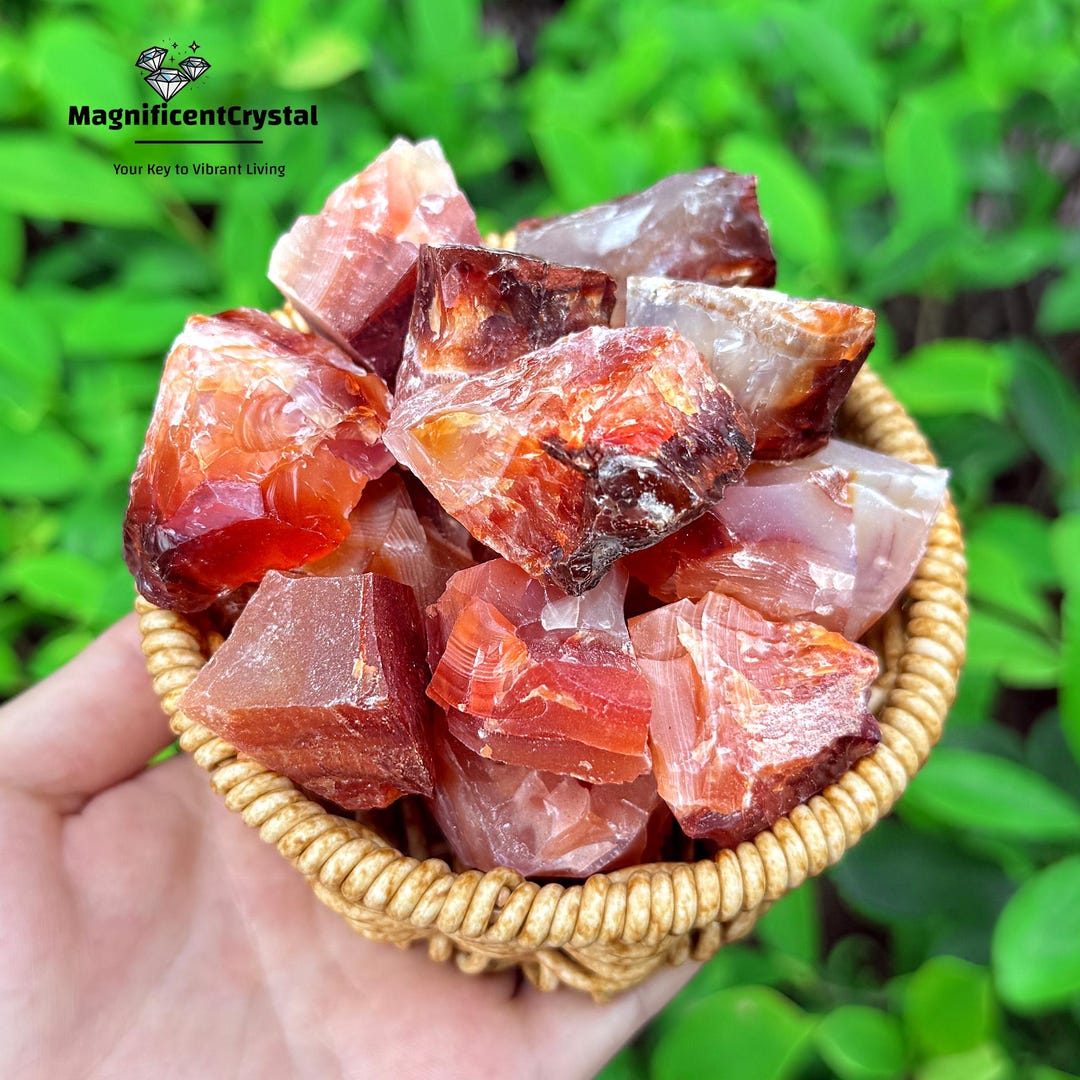 Carnelian Crystal Flame Tower , Natural Carnelian Gemstone Flame ...