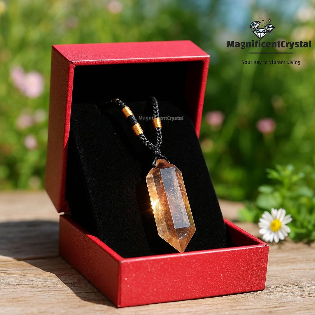 Smoky Quartz Pendant Necklace, Grounding Negative Energy Transformation ...