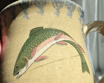Hand Painted Trout - Etsy