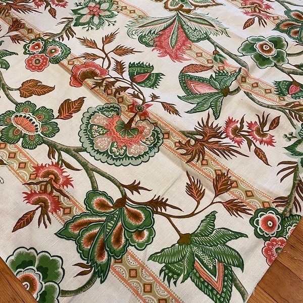 Jacobean Fabric - Etsy