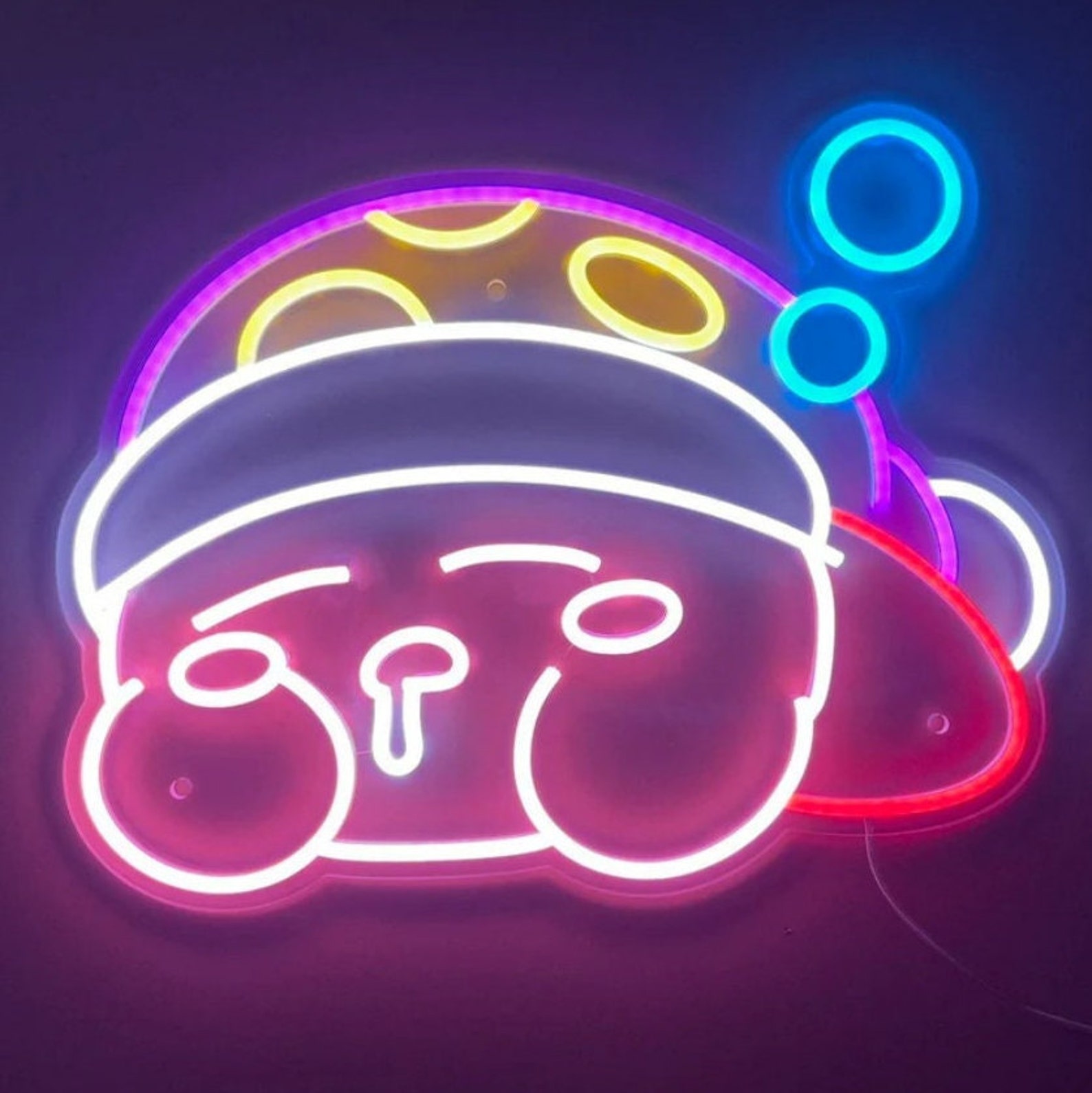 Kirby Neon Sign Kirby Led Sign Kirby Led Lights Custom Neon - Etsy