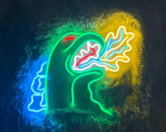 Godzilla Neon Sign - Etsy UK
