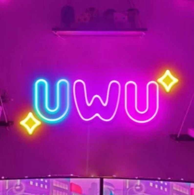 UWU Neon Sign / Custom Neon Sign / UWU Led Lights / UWU Anime - Etsy UK