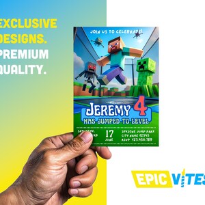 Premium Trampoline Park Invitation Template, Jump Party Birthday Invite for Kids - Etsy