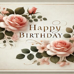 3 Printable Special Birthday Cards, Happy Birthday Cards, Digital ...