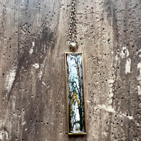 Rectangle Pendant - Etsy