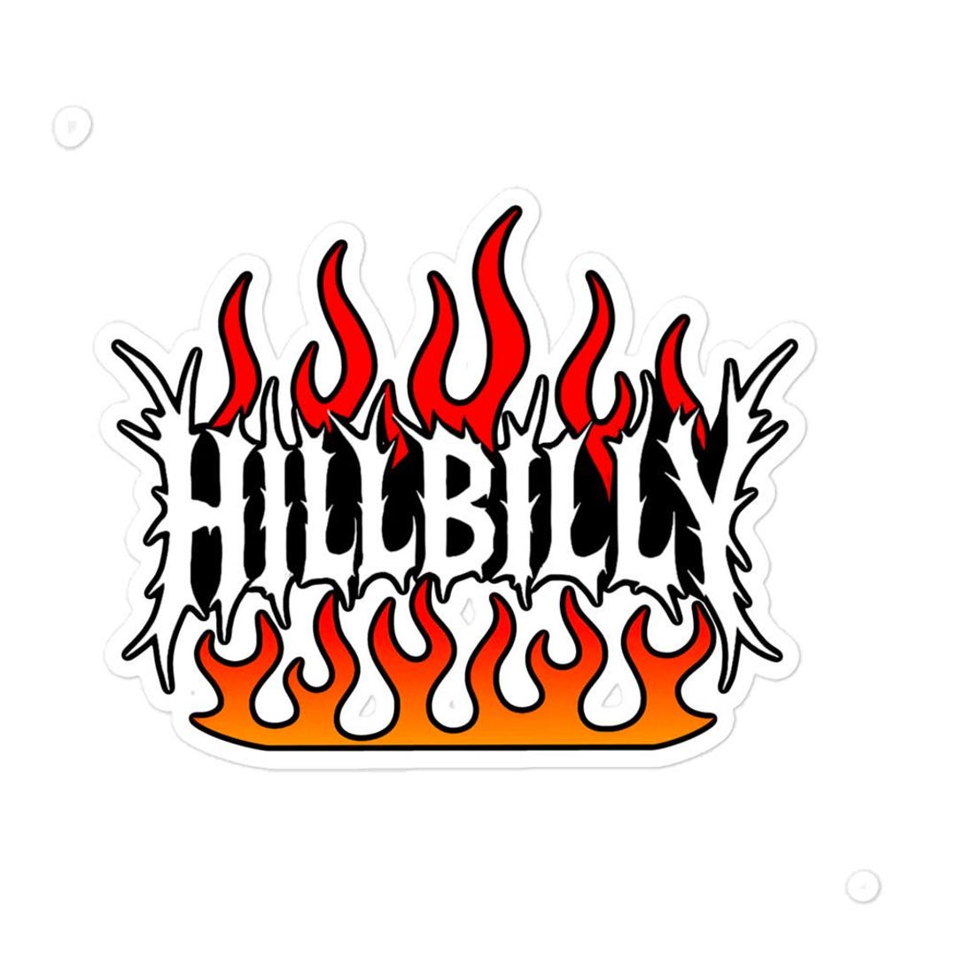Hillbilly - Vinyl Sticker - Durable Waterproof Gloss Finish Decal - Etsy