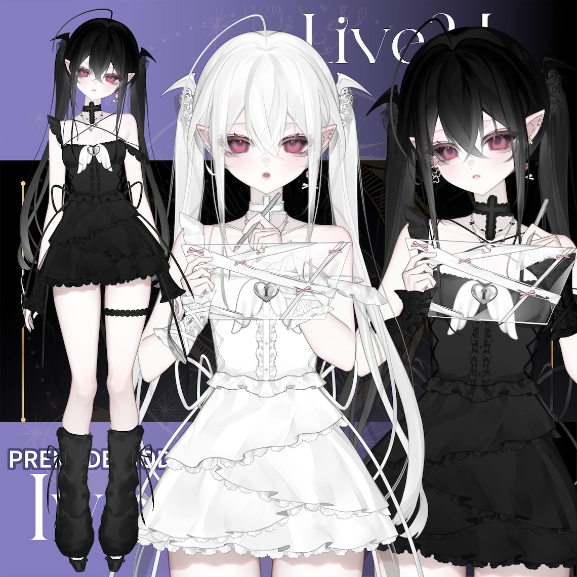 Ivory/premade Vtuber Model/fully Rigged 10+exp / VB - Etsy