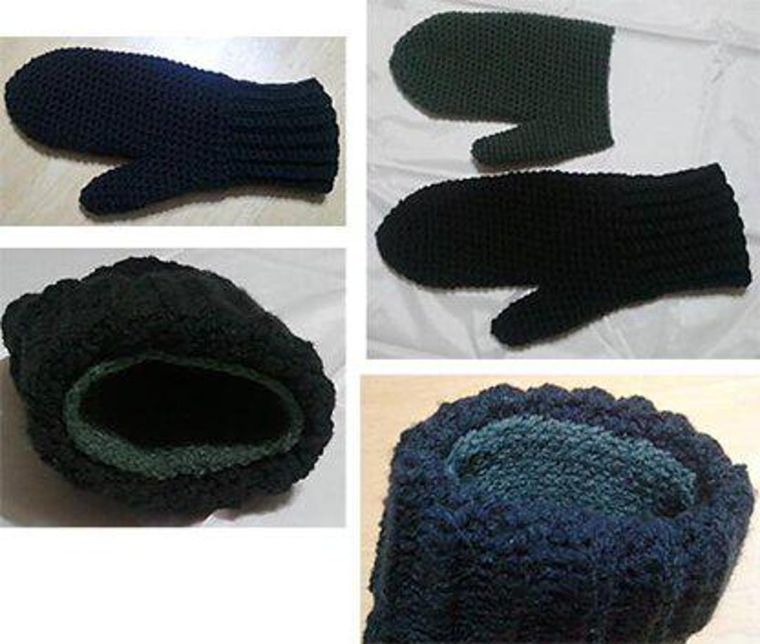 CROCHET PATTERN Winter Wheat Crochet Mittens Pattern - 6 Sizes Baby to ...