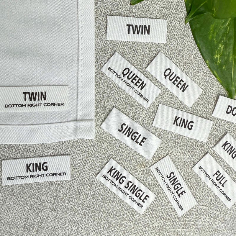 Bed Sheet Label - Etsy