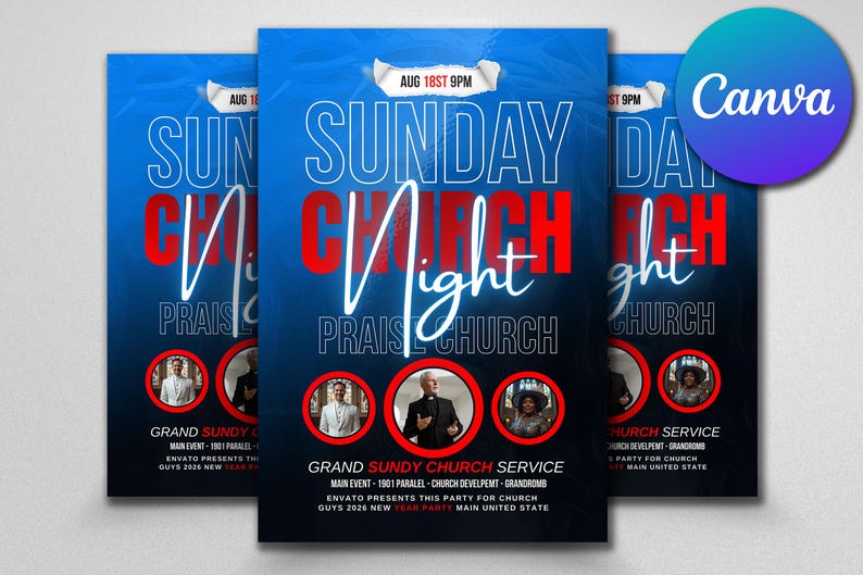 Church Flyer, Church Revival, Hope Event, Charity Flyer, Canva Design ...