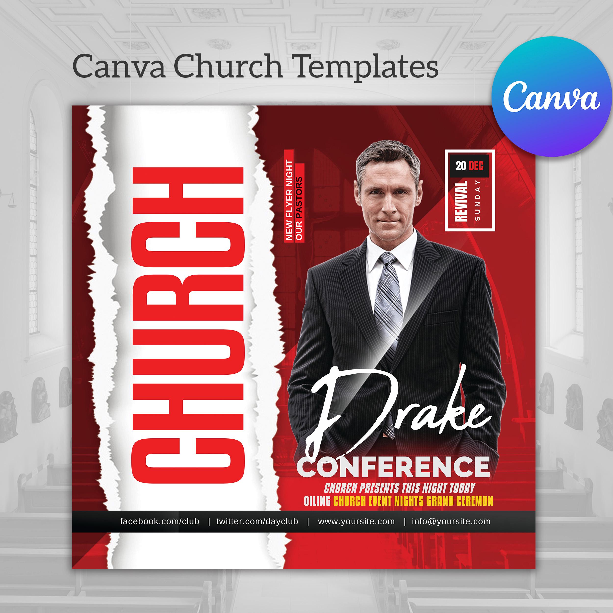 Church Flyer | Canva Flyers | Worship Flyers | Church Conference | Church Social Media Template ...
