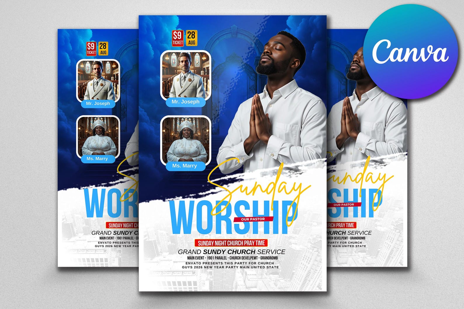 Church Praise Flyer, Revival Night, Hope Charity Flyer, Church Concert ...