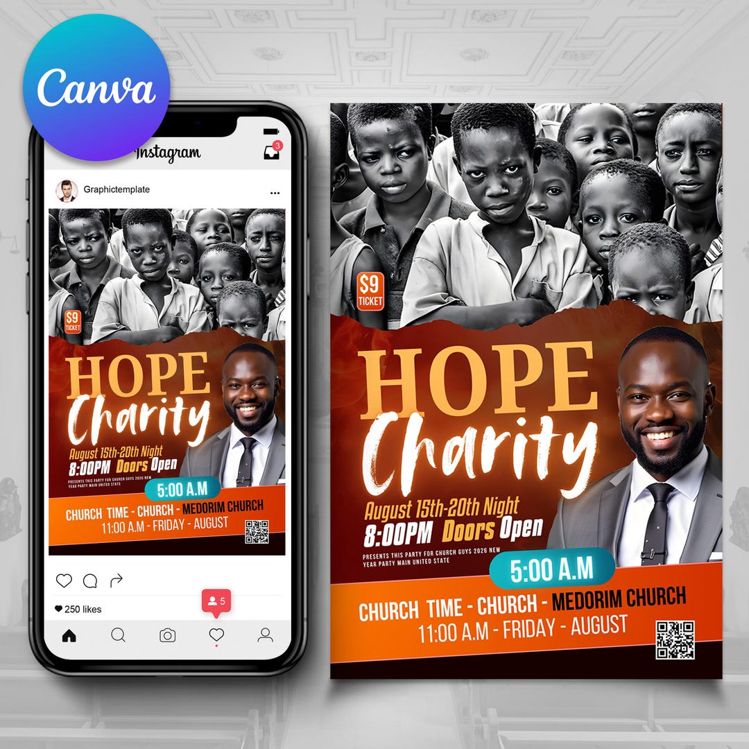 Hope Flyers, Charity Flyers, Church Charity, Church Fund-raising, Fund ...