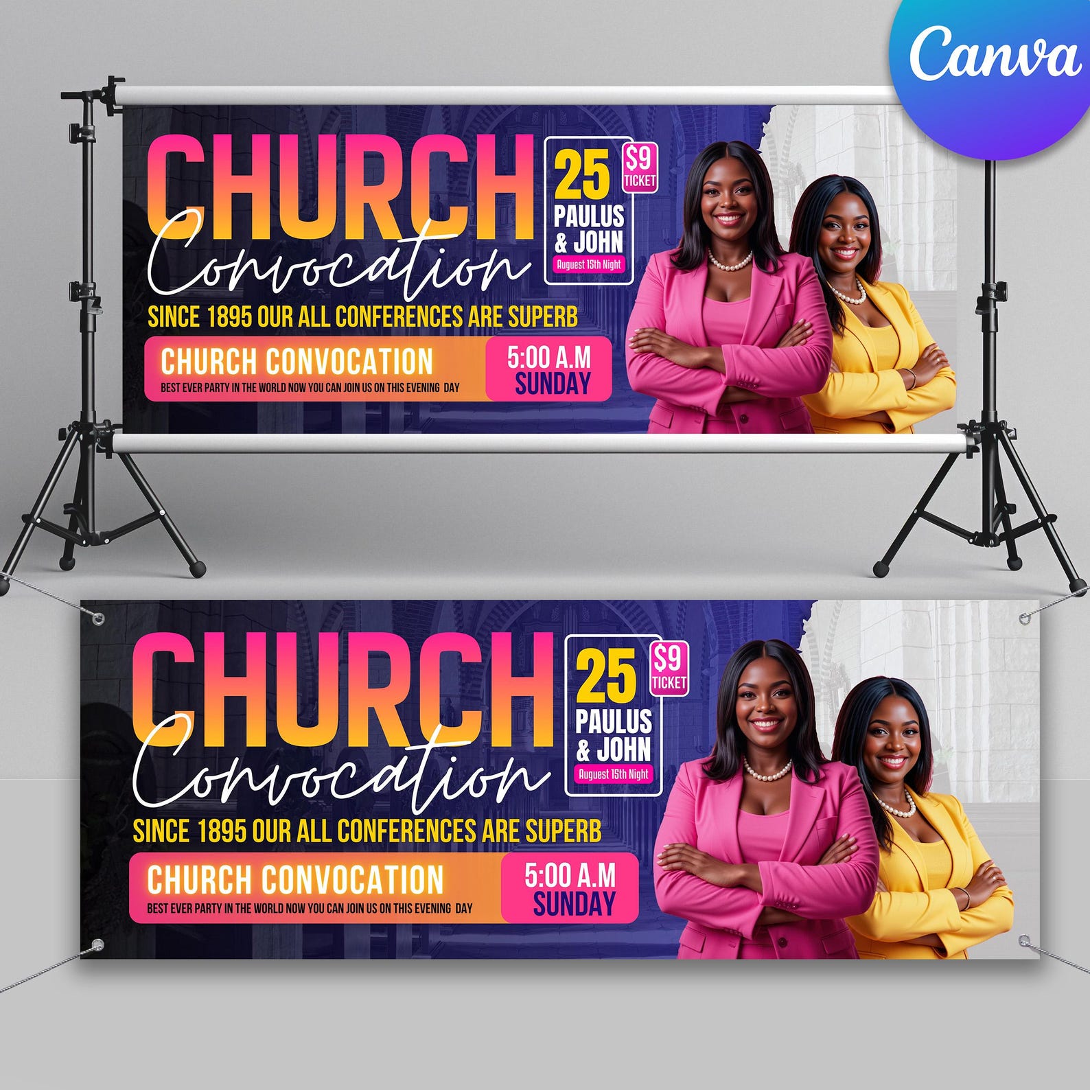 Church Banner, Church Conference Banner, Vinyl Banner, Church ...