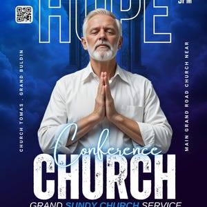 6 Amazing Church Flyer, Church Revival, Canva Flyers, Gospel Bundle ...