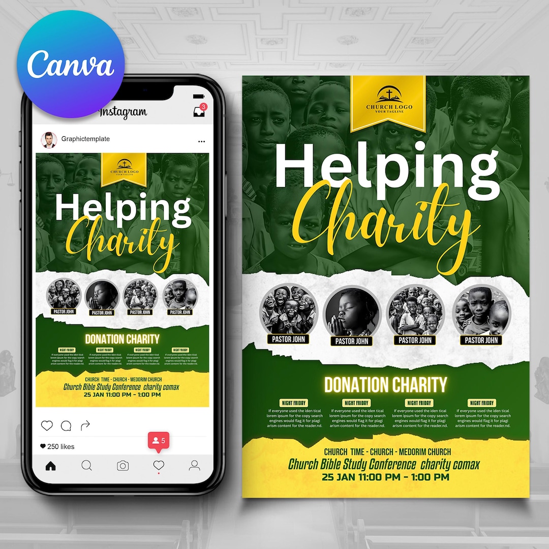 Charity Flyers, Church Charity, Hope Flyers, Fund Raising Flyer, Aid ...