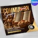 Communion Flyer, First Sunday, Holy Supper, Canva Template, Worship ...