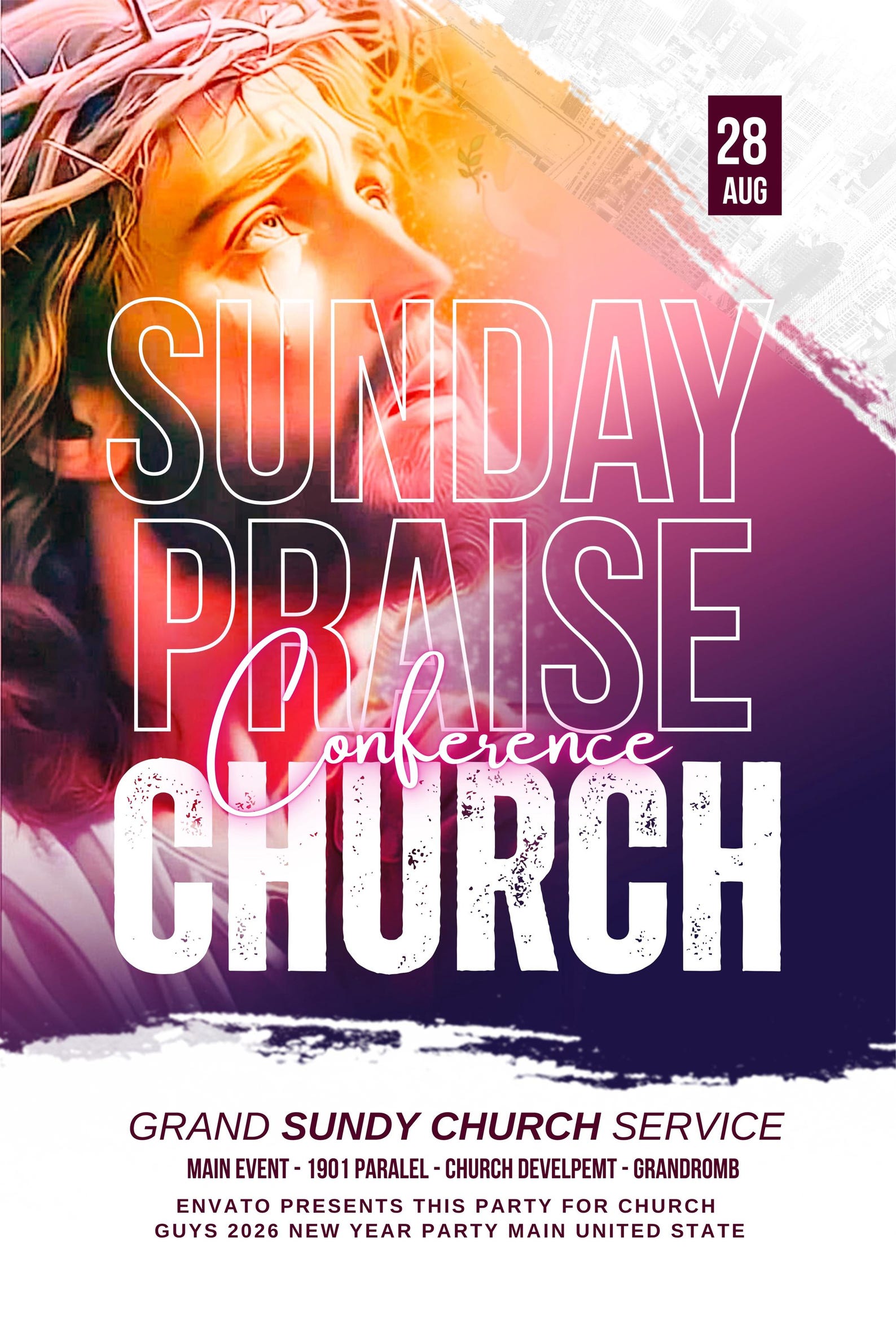 6 Amazing Church Flyer, Church Revival, Canva Flyers, Gospel Bundle ...