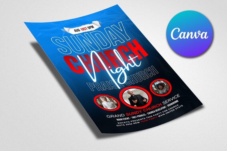 Church Flyer, Church Revival, Hope Event, Charity Flyer, Canva Design ...