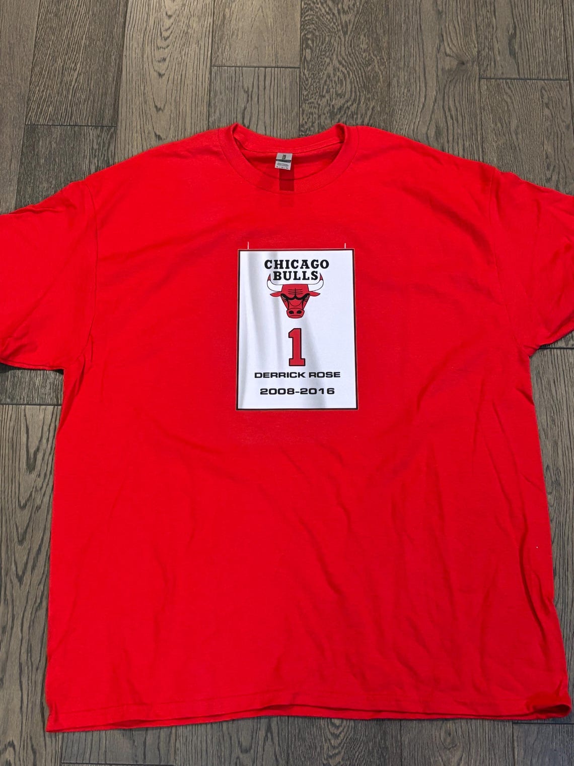 Chicago Bulls Derrick Rose Retirement Banner Custom T-shirt - Etsy