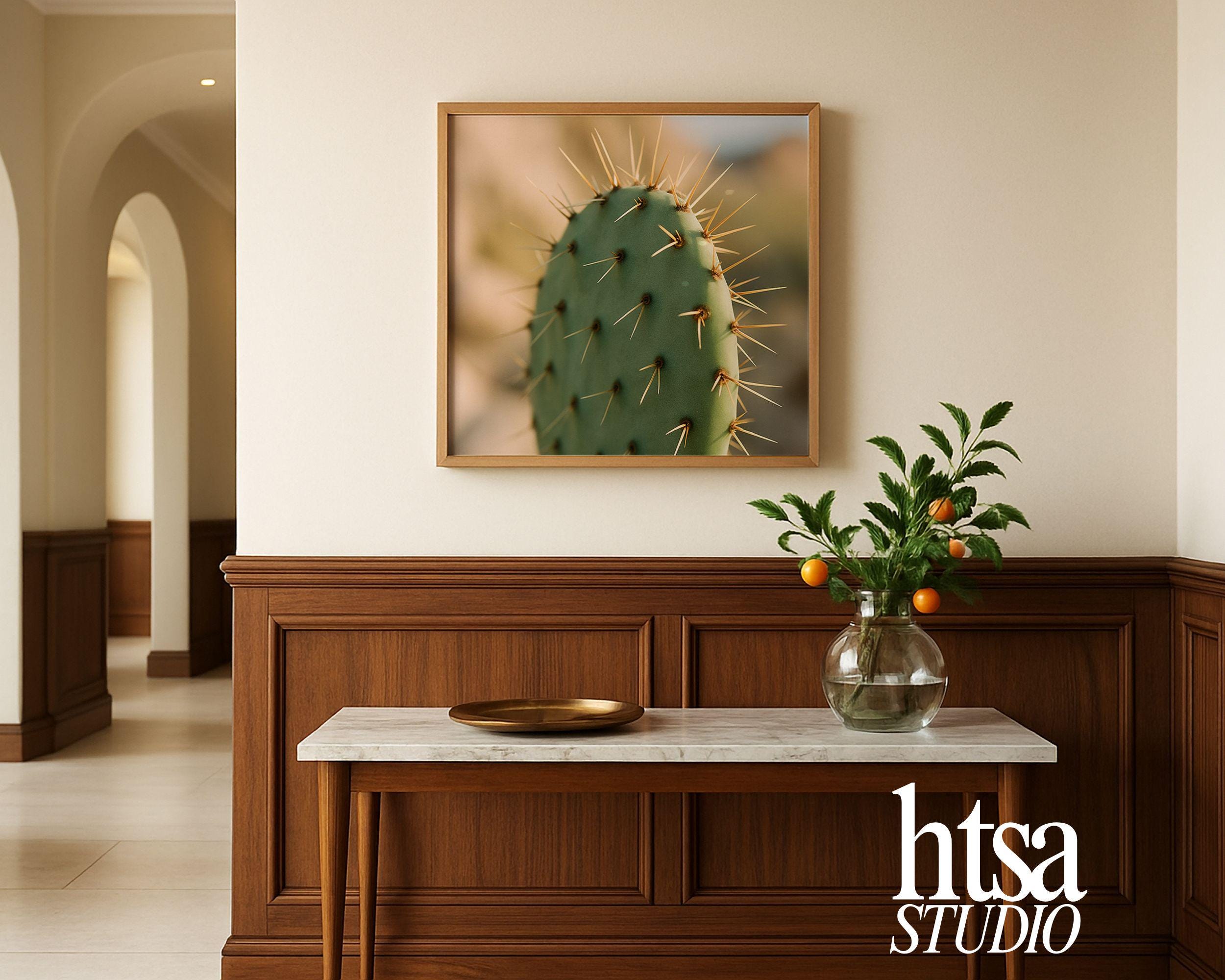 Vintage Hallway Square Frame Mockup | Wood Panel Interior (PSD) - Etsy