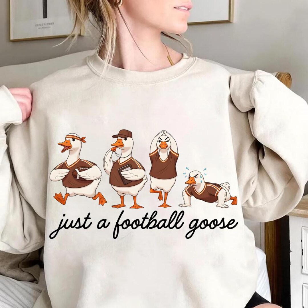 Football Goose PNG, Game Day Goose PNG, Touchdown Goose Png, Goose ...