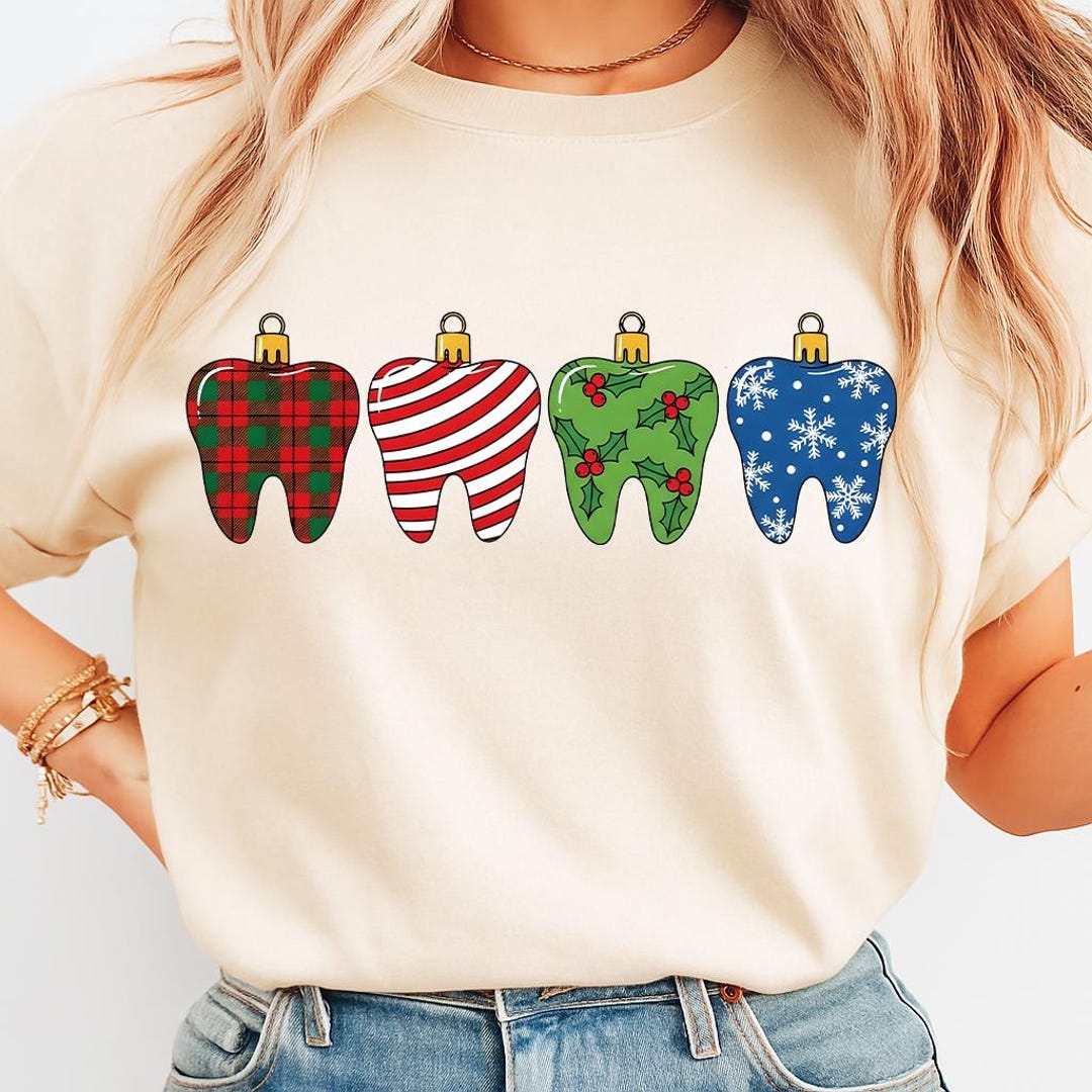 Teeth Christmas Png, Christmas Dentist Png, Christmas Dental Png, Xmas ...