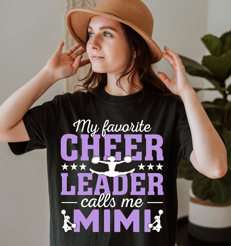 My Favorite Cheerleader Calls Me Mimi , Cheerleader Mimi Svg Png, Cheer ...