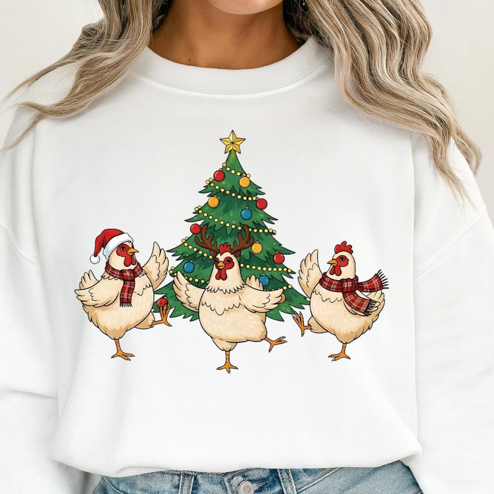 Christmas Tree Chicken Png, Christmas Chicken Png, Cute Christmas Png ...