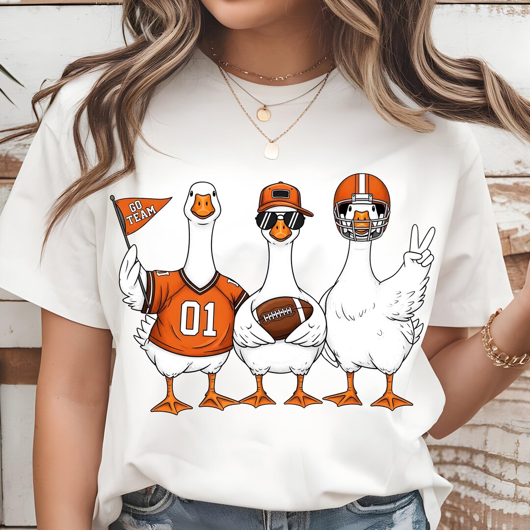 Retro Football Png, Fall Football Png, Football Goose Png, Goose ...