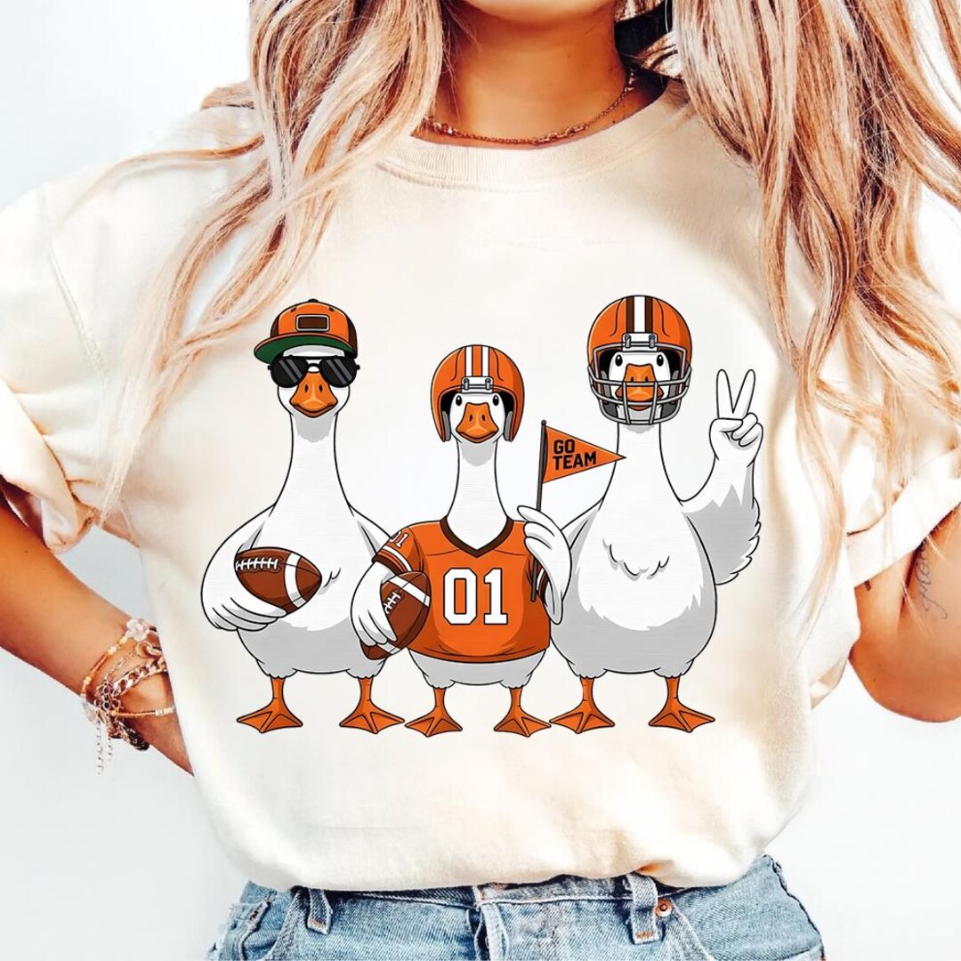 Football Goose PNG, Game Day Goose PNG, Game Day Goose Design, Football ...