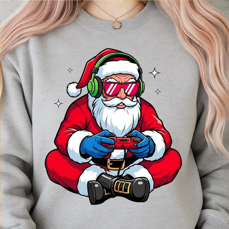 Christmas Gaming Png, Christmas Gamer Png, Gaming Controller Christmas ...