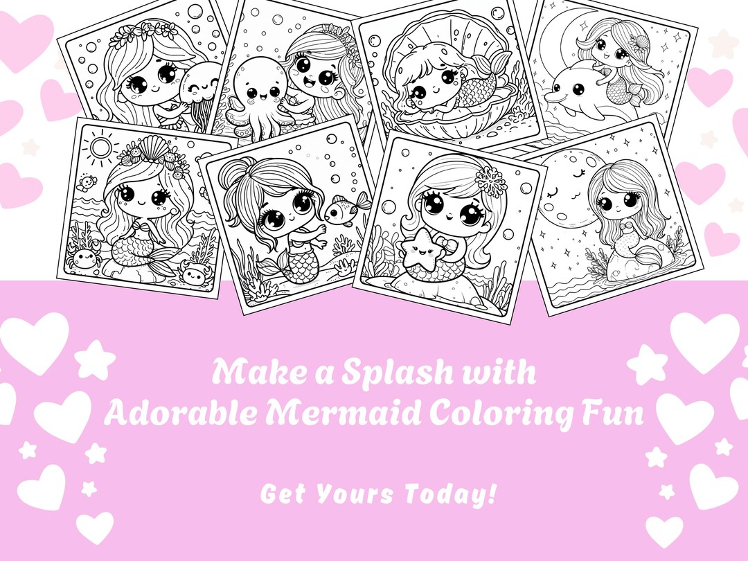 Printable Mermaid Coloring Pages, Mermaid Coloring Pages, Mermaid ...