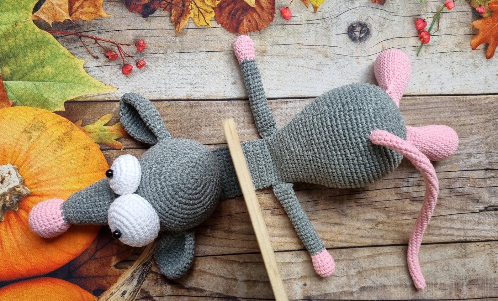 Funny Crochet Mouse Pattern, Mouse Door Stop Crochet Pattern PDF ...