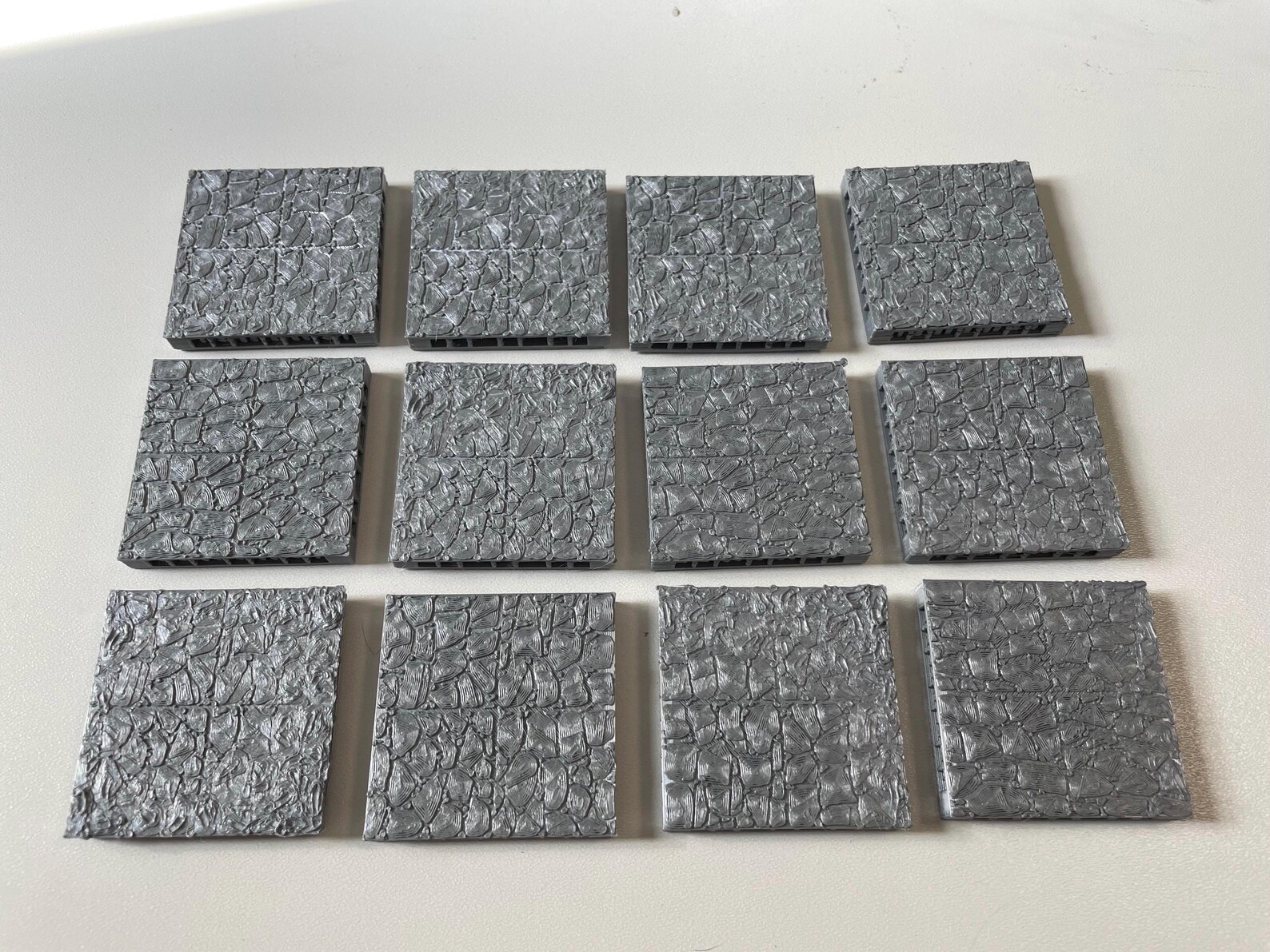 3D Printed Rustic Stone Effect DND Roleplaying Tiles - Etsy