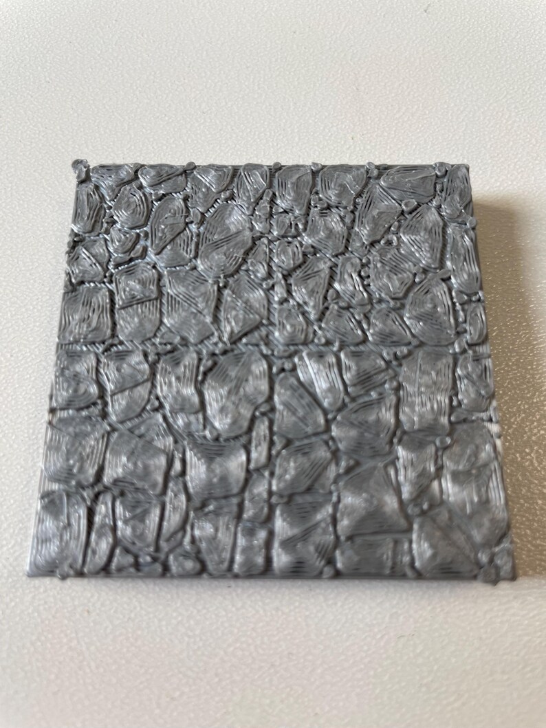 3D Printed Rustic Stone Effect DND Roleplaying Tiles - Etsy