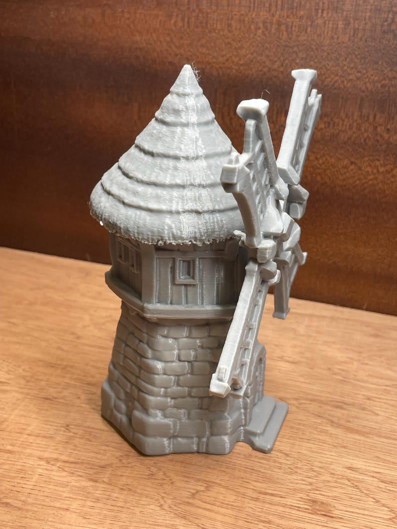 TTRPG Tabletop Medieval Farm Windmill Miniature Roleplaying Pathfinder ...