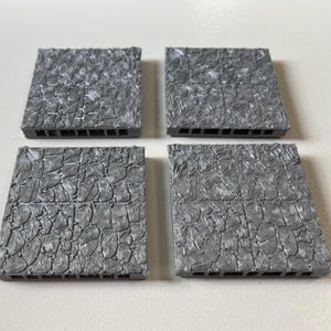 3D Printed Rustic Stone Effect DND Roleplaying Tiles - Etsy