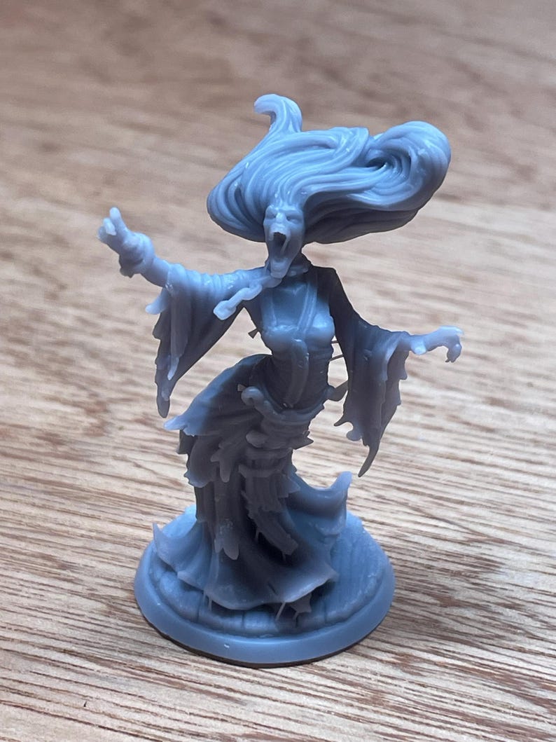 TTRPG Tabletop DND Banshee Undead Creature Minatures Roleplaying ...