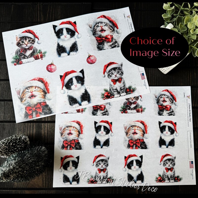 Decoupage Cat - Etsy