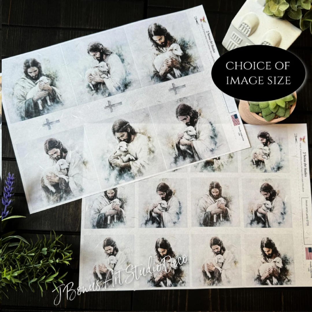 Jesus Decoupage Paper, A4 Rice Paper, Small Craft Projects, Ephemera ...