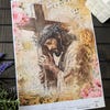 Jesus Cross Decoupage A4 Rice Paper, Small DIY Craft Project, Ephemera ...