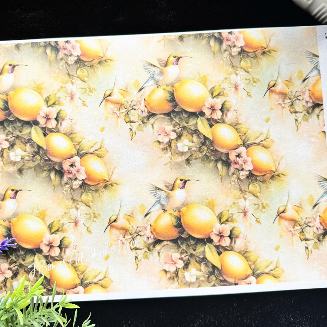 Decoupage Rice Paper for Small Craft Projects (A4), Ephemera Junk ...