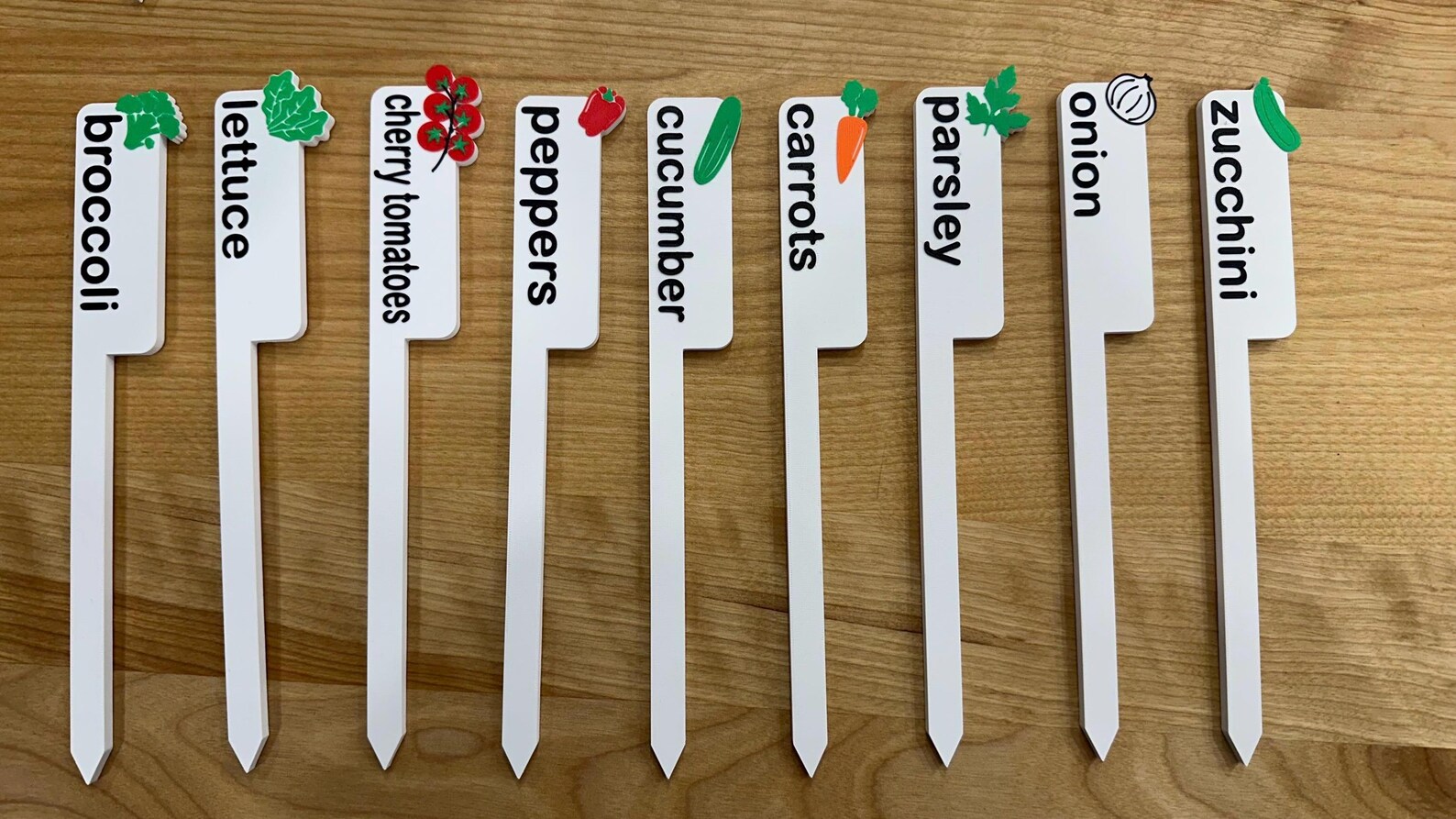 Garden Vegetable and Plant Markers Stakes - Etsy